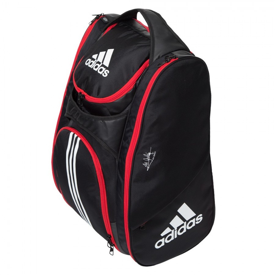 Paletero Adidas Multigame Black Red - Tamaño medio - Zona de Padel