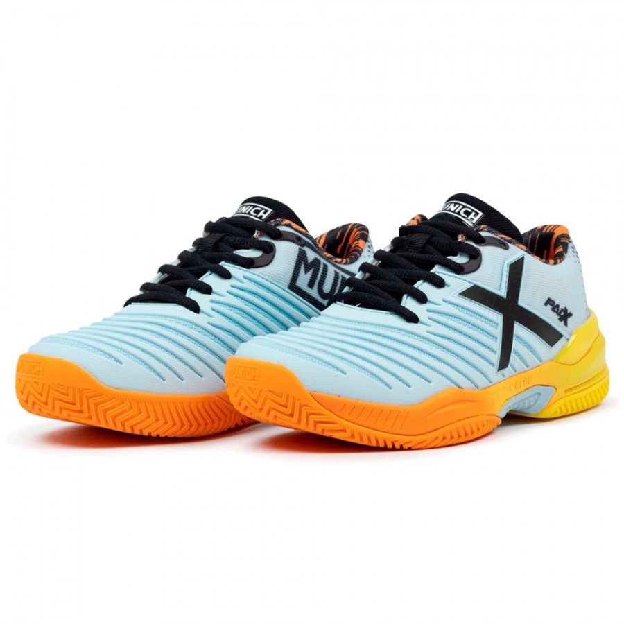 Munich PADX 58 Padel azules y naranjas 2025 | Agarre y resistencia ...